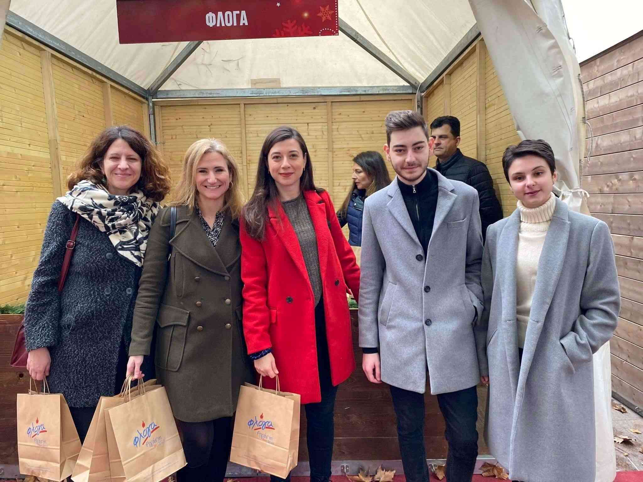 Φοιτητές Ψυχολογίας του Campus Λάρισας στο Bazaar του Συλλόγου Φλόγα